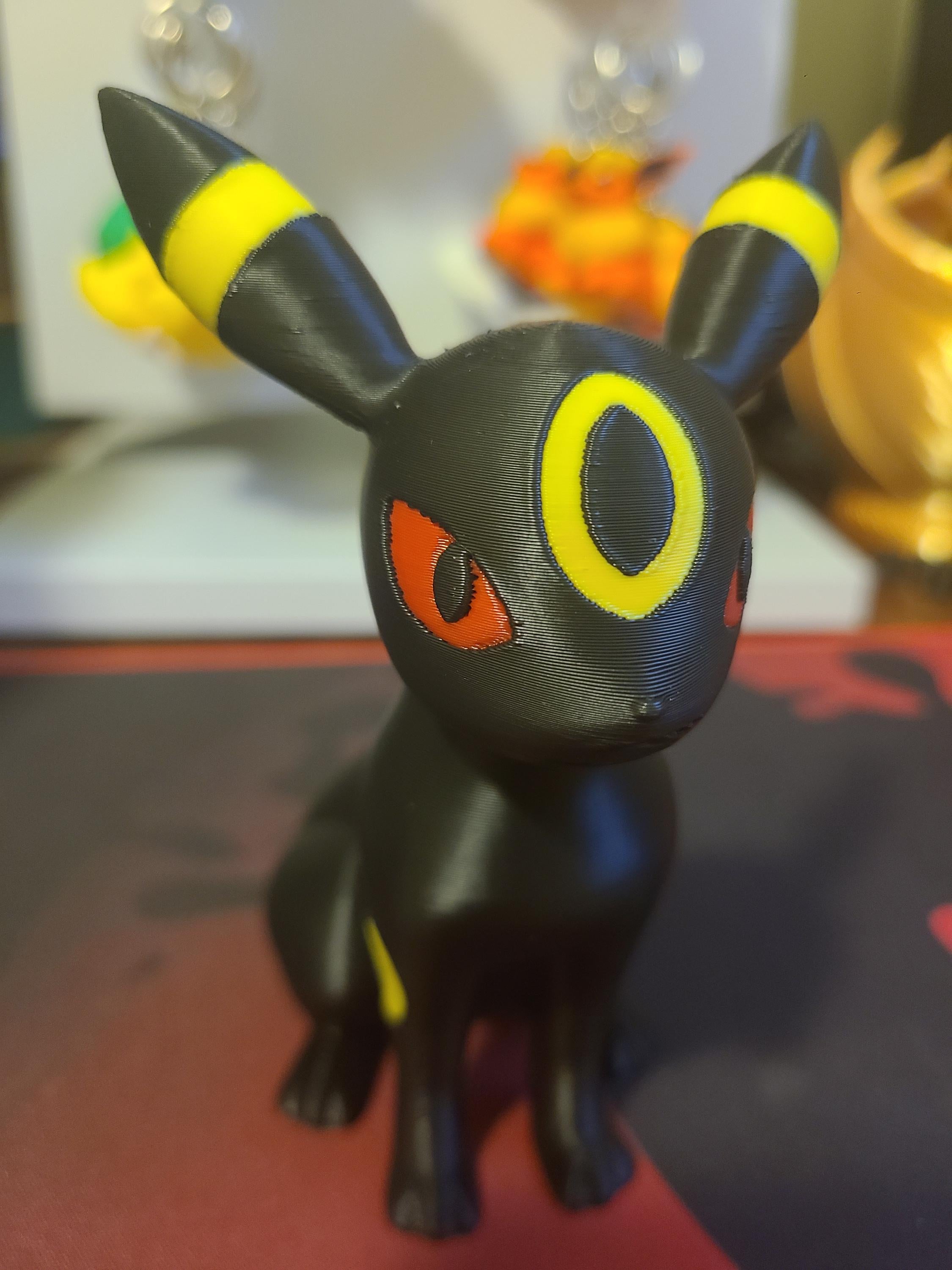 Umbreon Figure Pokemon 5 inches tall retro Nintendo Pikachu – Marsala3D